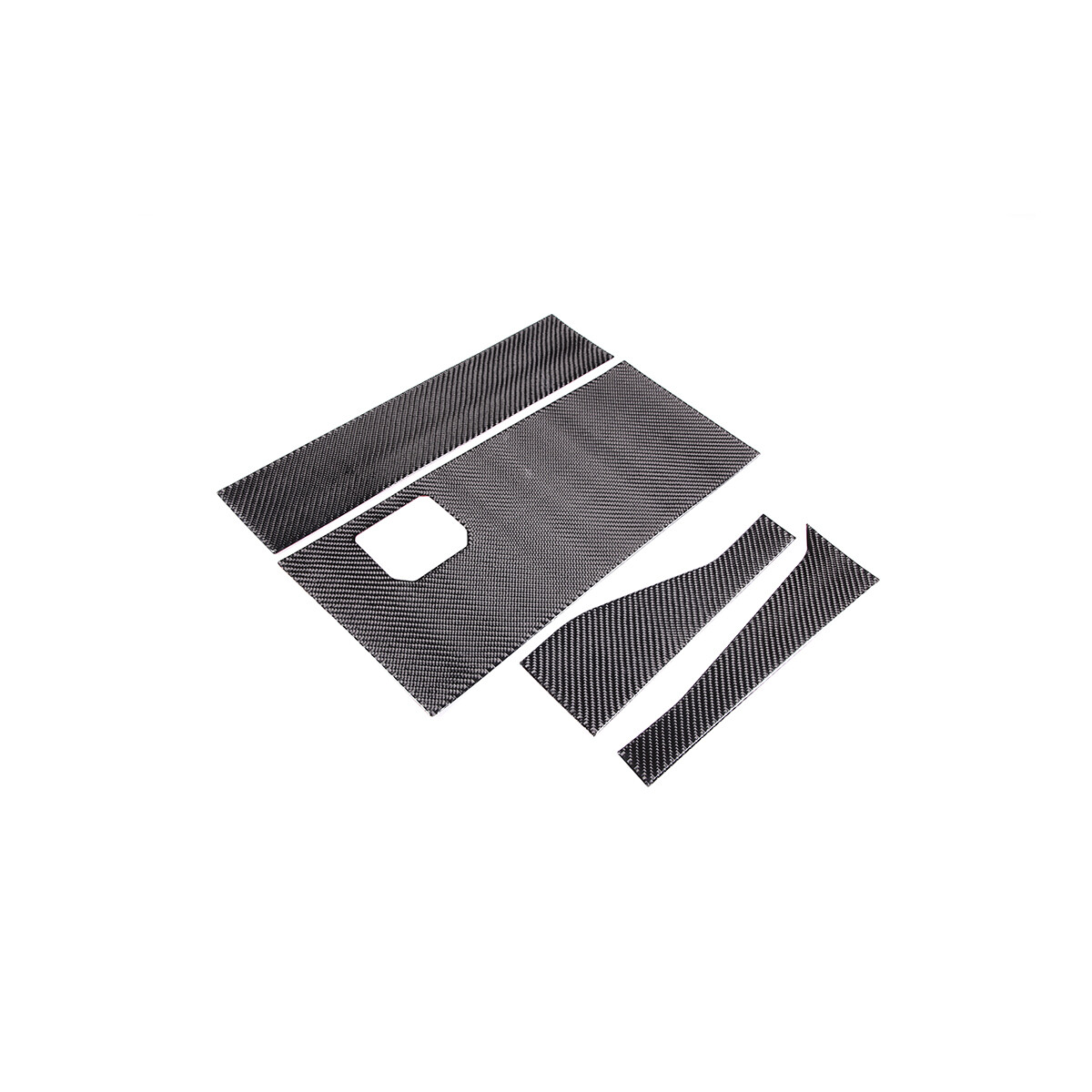 Carbon Fiber Main driver & Copilot Panel Trim Cover For Toyota Tundra ...