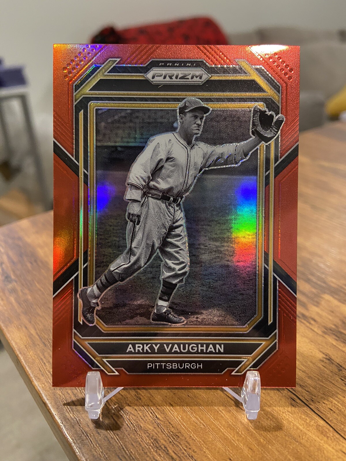 2023 Panini Prizm Baseball #222 Arky Vaughan Hobby Red Prizm #/199 SSP ...
