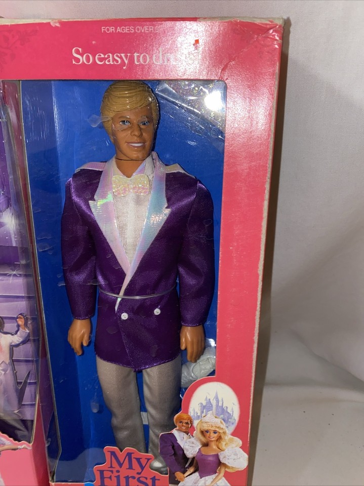 Mattel 1989 Barbie My First Ken & Dance Magic Ken Doll No 7081 & 9940 ...