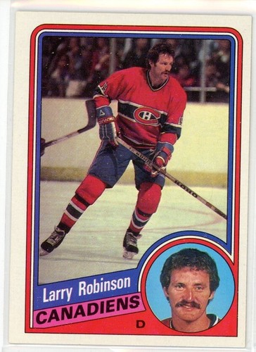 1984-85 Topps Hockey Larry Robinson #82 NM-NMMT | eBay