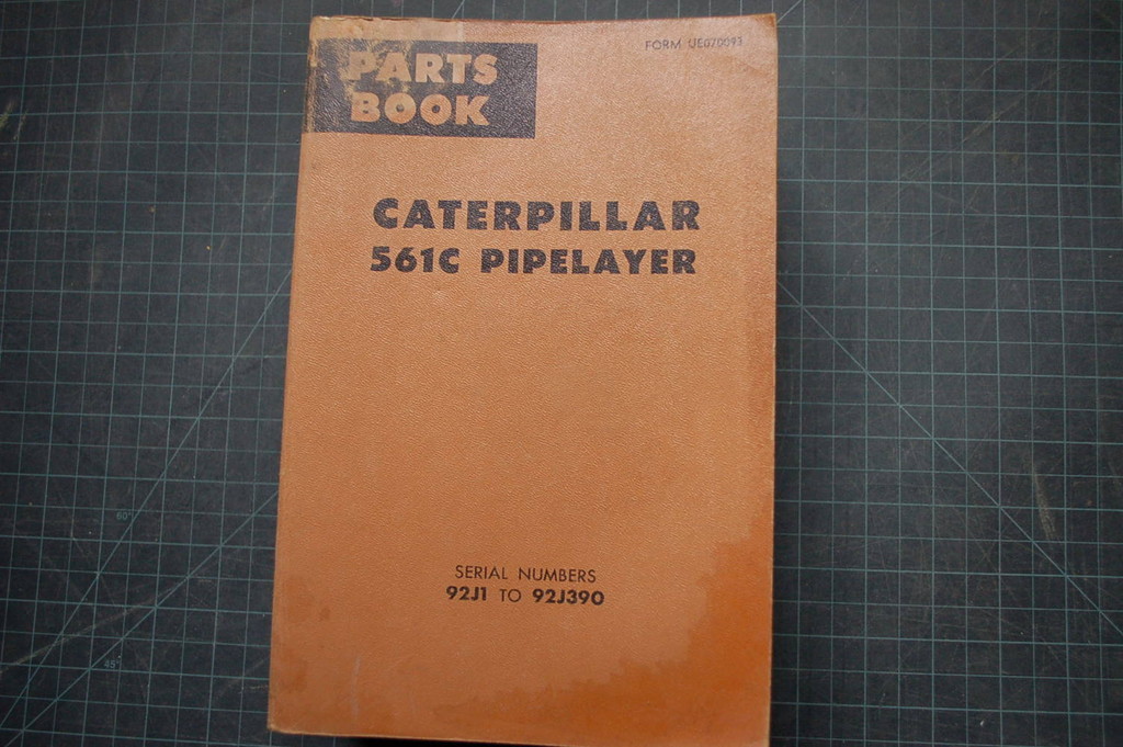 CAT Caterpillar 561C Pipelayer Part Manual Book Catalog spare index ...