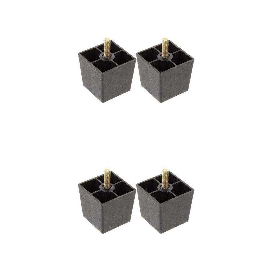 6 Pcs Threaded Table Feet Furniture Legs Mount Height Extenders for ...
