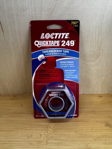 NOS LOCTITE Threadlocker Tape, 260” Roll, Blue QuickTape 249 - 1372603 ...