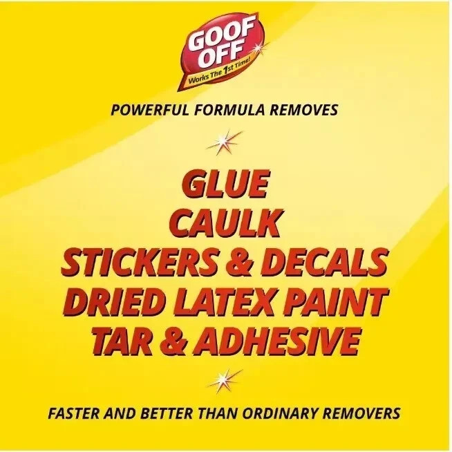 Goof Off. Professional Strength Remover for Paint and Adhesive 6 fl. oz ...