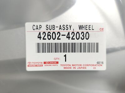 Genuine OEM Toyota 42602-42030 Wheel Cover Cap 2013-2016 RAV4 | eBay