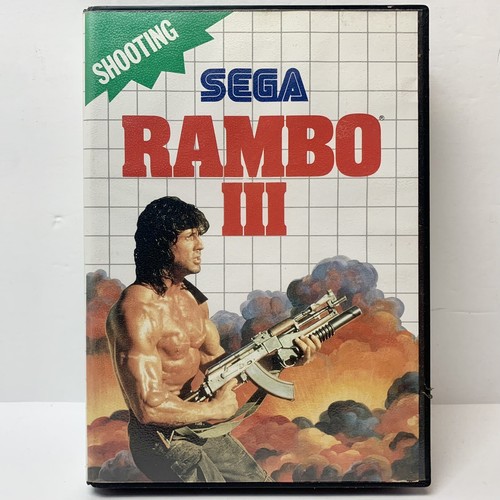 RAMBO III (Sega Master System) CIB Tested COMPLETE W/ Manual | eBay