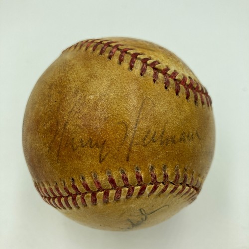 Harry Heilmann Sweet Spot Signed Baseball JSA COA Detroit Tigers HOF | eBay