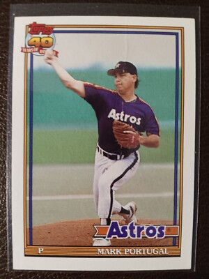 MARK PORTUGAL HOUSTON ASTROS 1991 TOPPS 40 YEARS BASEBALL CARD #647 | eBay