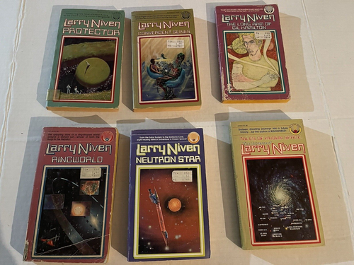 Larry Niven Vintage Book-Novels Lot 6: Neutron Star Convergent Series ...