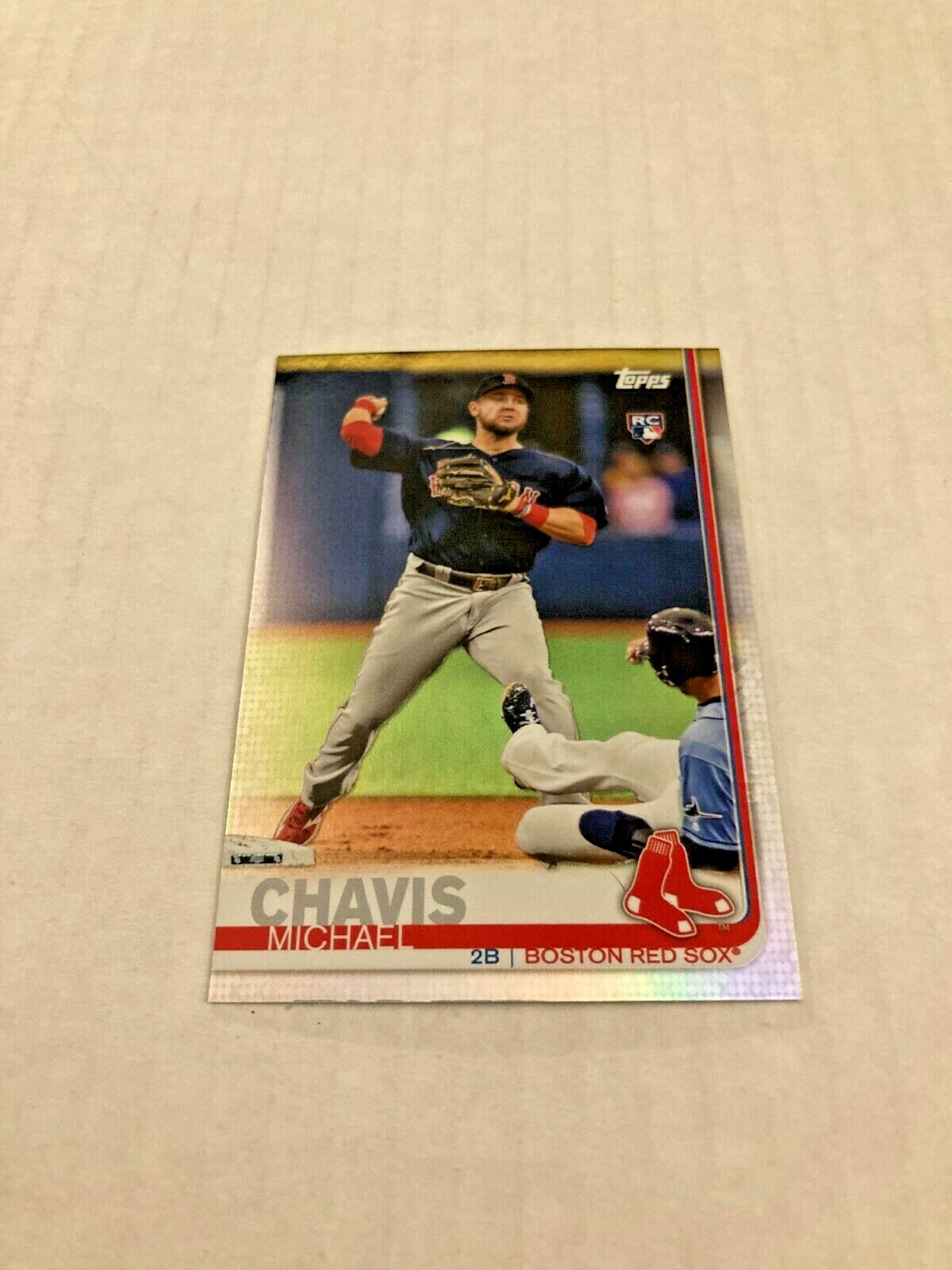2019 Topps Update Michael Chavis Rookie Rainbow Foil Card #US170 Rare ...