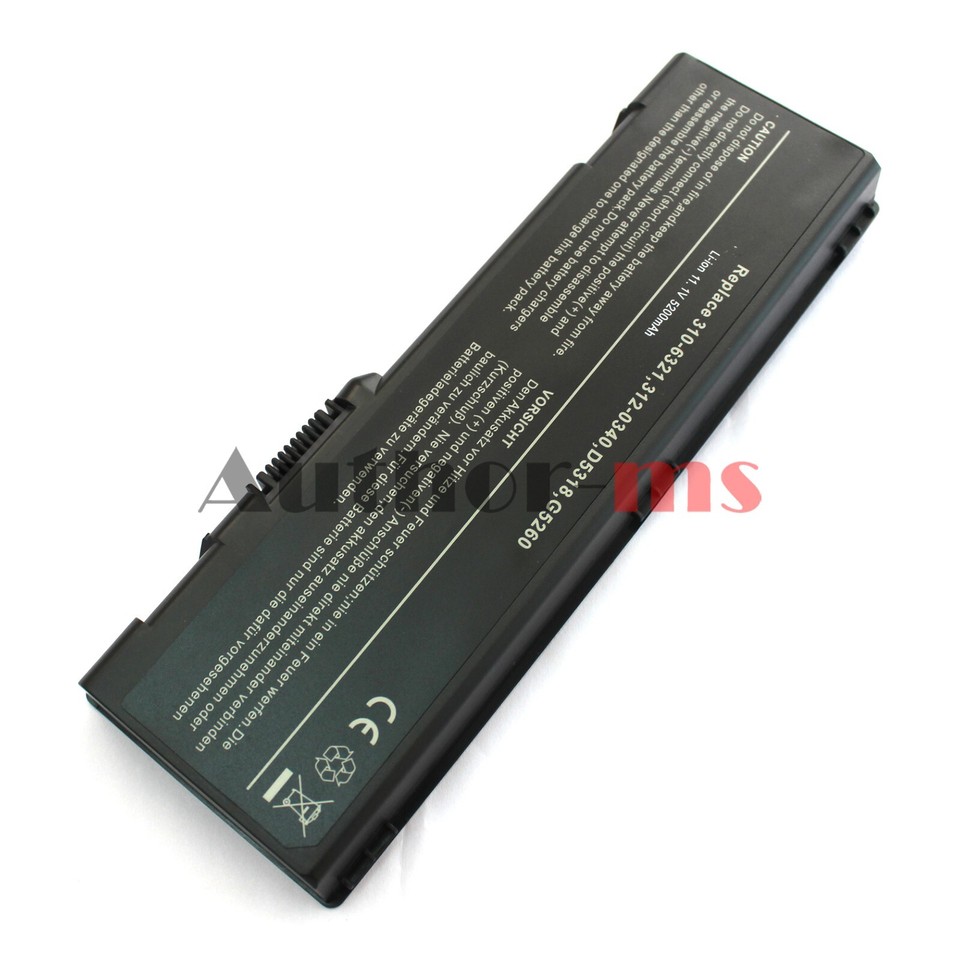 6Cell Battery for Dell Inspiron 6000 9200 9300 E1705 XPS Gen 2 XPS M170 ...