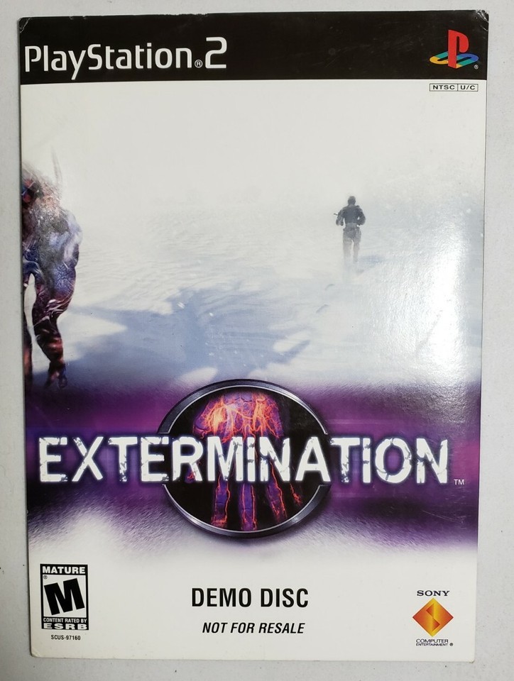 Sony Extermination for PlayStation 2 Ps2 Action - SCUS97112. Demo Disc ...