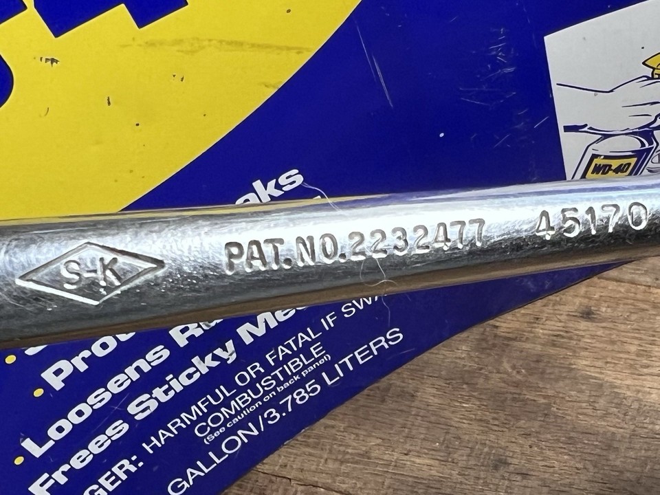 VINTAGE S-K TOOLS DIAMOND LOGO 3/8 IN DRIVE RATCHET NO 45170 GREAT SHAPE! SK USA | eBay