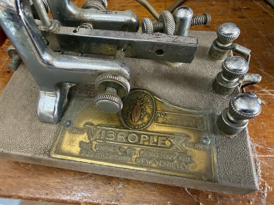 Vibroplex Morse Code Key & MFJ Enterprises Memory Keyer MFJ-481 | eBay