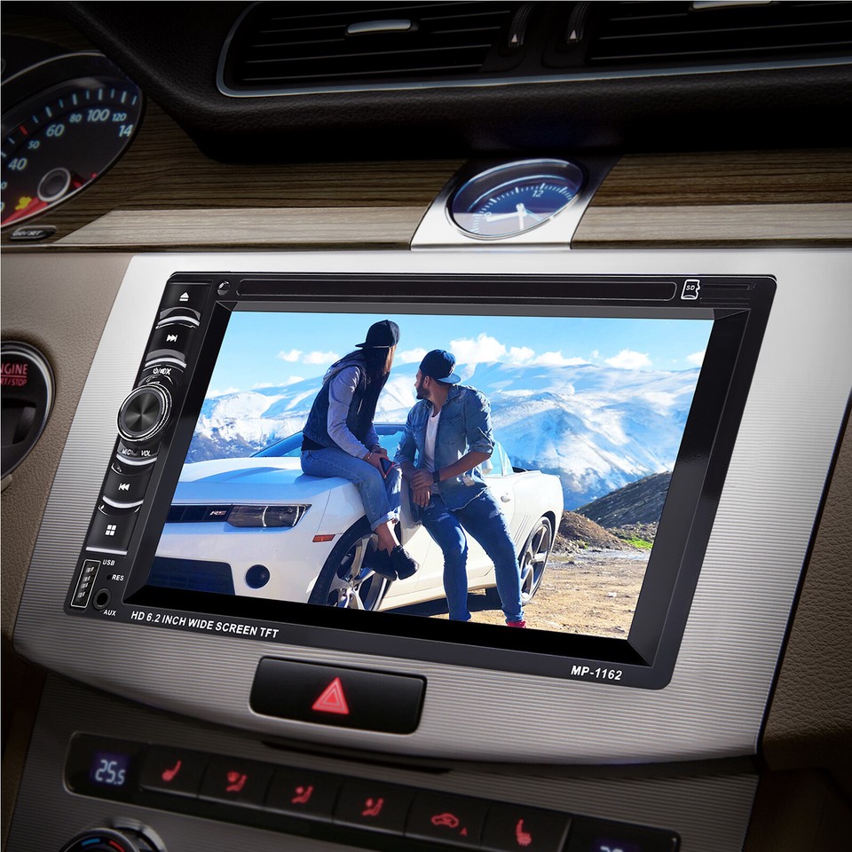 Car Stereo Mirrorlink-GPS Bluetooth Radio Double 2 Din 6.2" CD DVD ...
