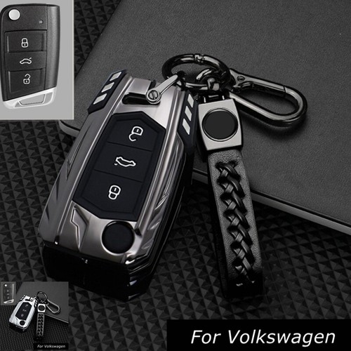 Zinc Alloy Silicone Car Key Fob Case Cover For VW Volkswagen Golf 7 GTI ...