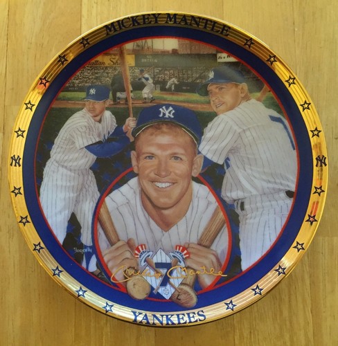 Mickey Mantle “Power at the Plate”NY Yankees - Plate by The Hamilton ...