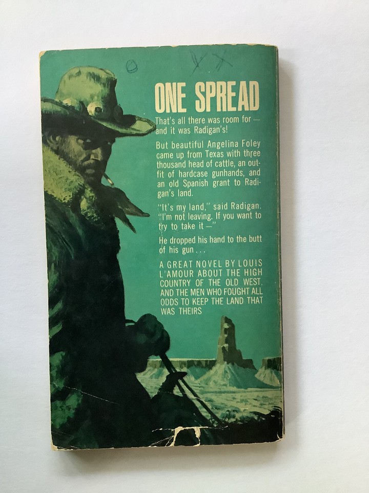Vtg Western Paperback | Radigan by Louis L'Amour | Copyright 1958 6th ...