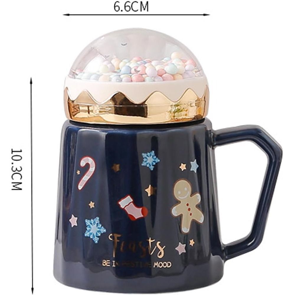420ml Coffee Mug Ceramic Drinking Cup Creative Christmas Mug Home ...