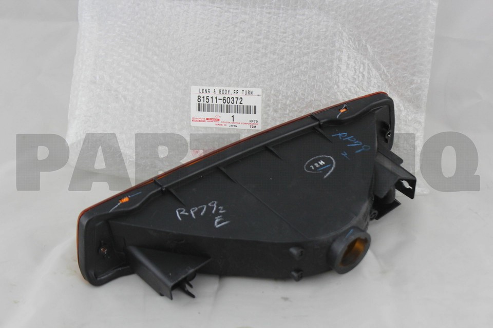 8151160372 Genuine Toyota LENS, FRONT TURN SIGNAL LAMP, RH 81511-60372 ...