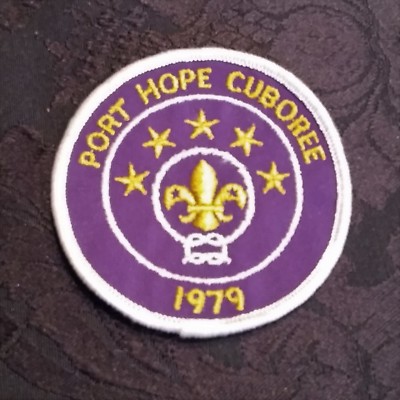 Vintage Scouts Port Hope Cuboree 1979 Patch Applique Crest Logo Crafts ...