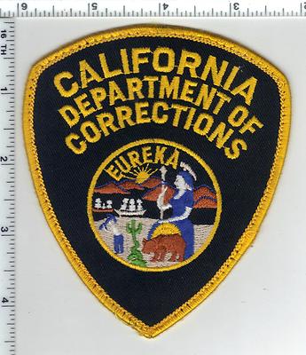 California Dept of Corrections Uniform Take-Off Shoulder Patch from the ...