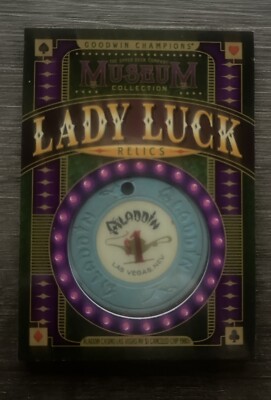 2022 Upper Deck Goodwin Museum Lady Luck Aladdin Casino Chip $1 Chip # ...