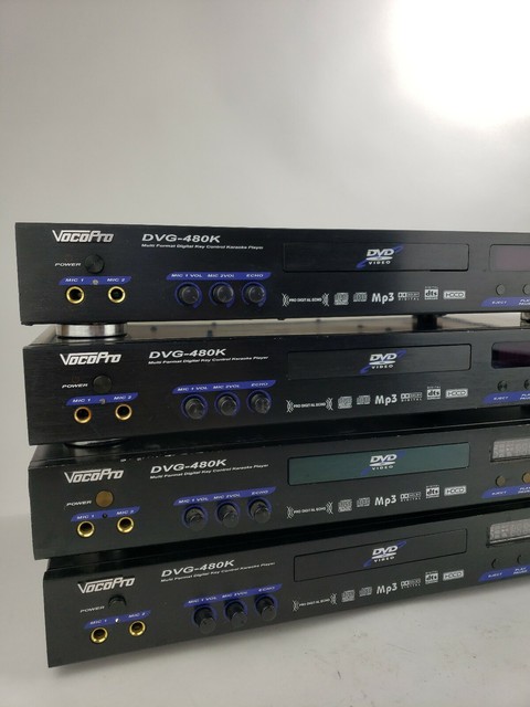 VocoPro Dvg-480k 19" Rack Mountable Progressive Scan Karaoke Player for ...