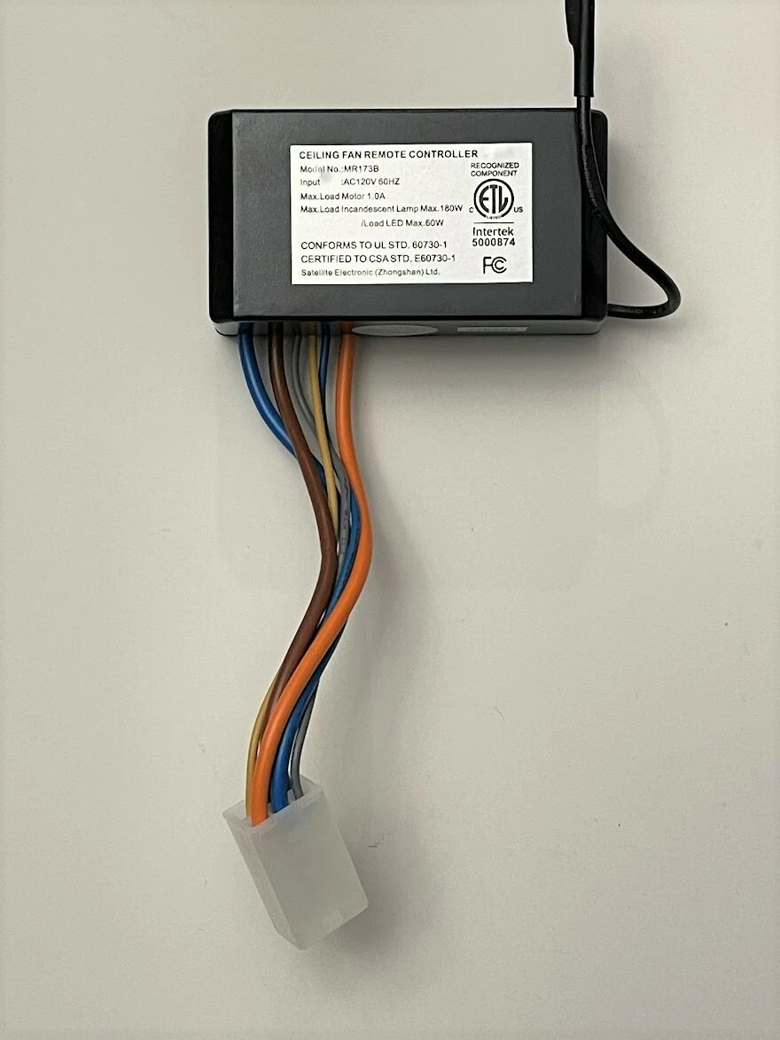 Intertek Ceiling Fan Remote | Shelly Lighting