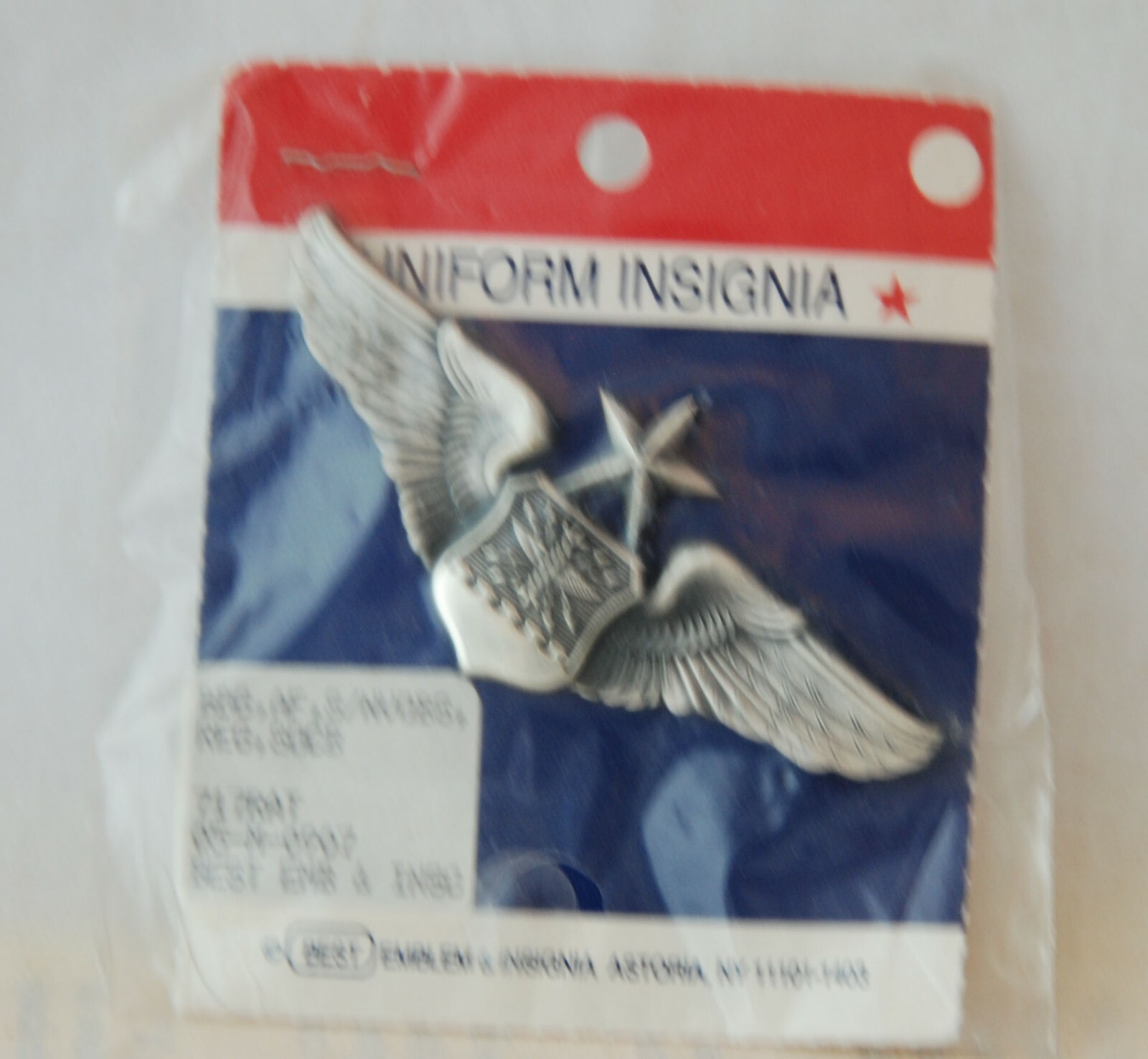 Vintage Silver Air Force Senior Navigator Wings 3 Inches Mint | eBay