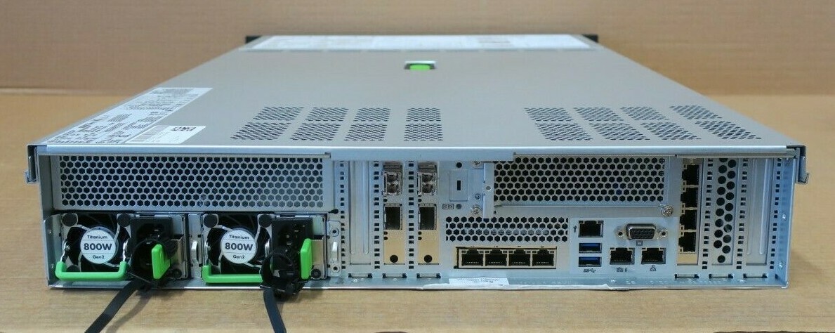 Fujitsu Primergy RX2540 M4 2x 12C Gold 5118 2.3GHz 32GB Ram 2x 300GB ...