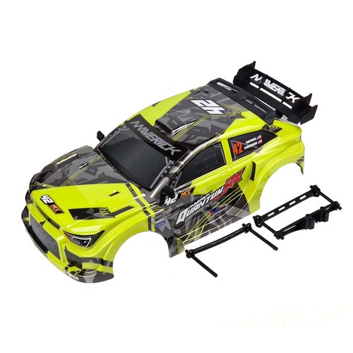 MAVERICK Quantum RX Rally Body Shell Bodyshell Fluoro Green Body Mounts ...