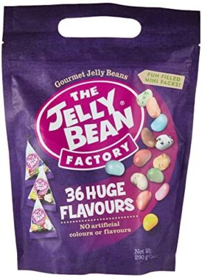 UK The Jelly Bean Factory Triangular Bag Sharing Pack 290g Down At The ...