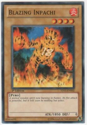 Blazing Inpachi - 5DS3-EN002 - Common - 1st Edition x1 - Moderately ...
