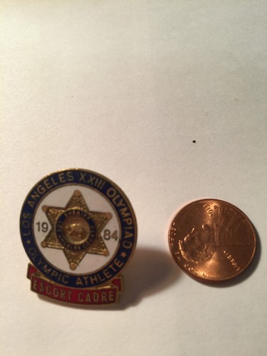 1984 LASD LOS ANGELES SHERIFF OFFICIAL USA ESCORT CADRE PIN | eBay