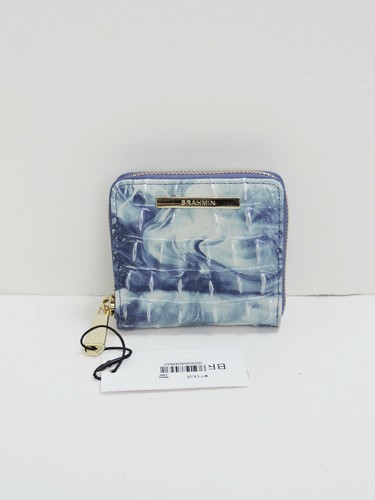 Brahmin Mini Suri Chambray Melbourne Blue Croc Embossed Leather Small ...