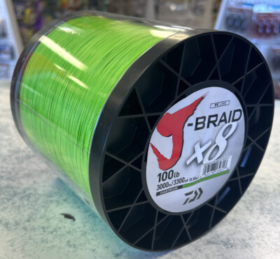 Daiwa JB8U100-3000CH J-Braid, 8 Strand Braided Line, 3000M 3300yd | eBay