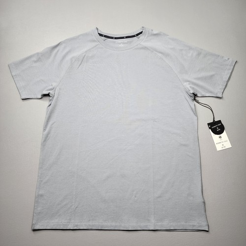 NEW Kenneth Cole Men's Tech Raglan Shirt Active Stretch Breathable S/S ...