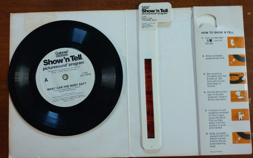 Lot of 7 Show 'N Tell Picture Sound Program Records and Filmstrips Good ...