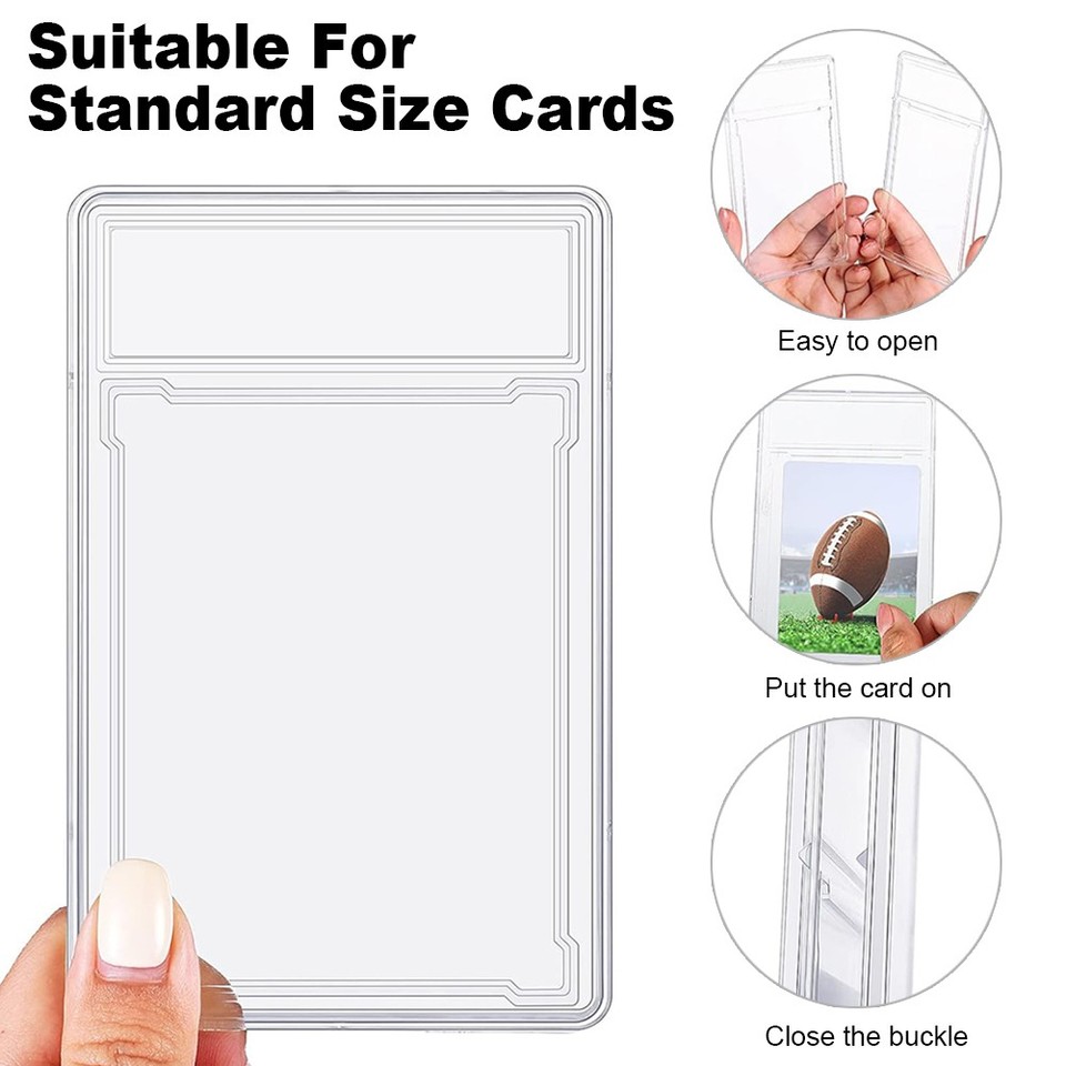 10-50PCS Empty Graded Card Holder Slab for Trading Sports Cards ...