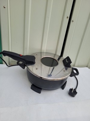 Grand Remoska 31946 Electric Cooker with Glass Lid & Non-stick Coating ...