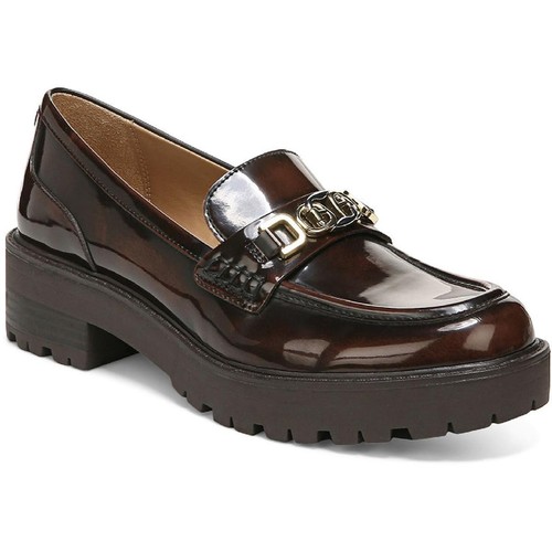 Sam Edelman Womens Teagan Brown Leather Loafers Shoes 9 Medium (B,M ...