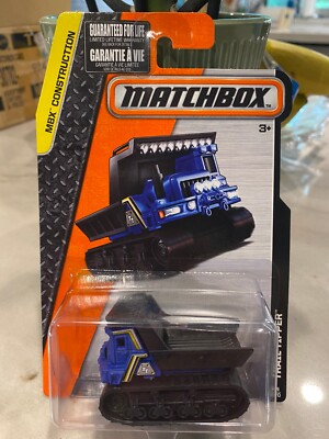 Matchbox 2015 MBX Construction Trail Tipper Dump Truck 34/120, Blue | eBay
