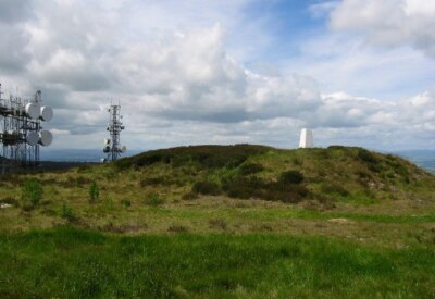 Photo 6x4 Summit, Craigowl Hill Old Balkello The trigpoint and summit ...