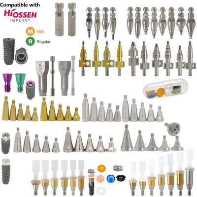 Hiossen Mini/Regular Hex Implants Locator/Healing Abutments Lab Analog ...