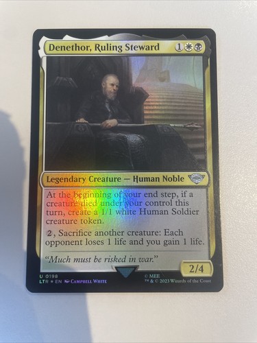 Denethor, Ruling Steward FOIL - The Lord Of The Rings Excellent Magic ...