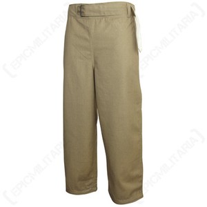 REVERSIBLE TAN CANVAS MOUNTAIN TROUSERS - Repro WW2 German Gebirgsjager ...