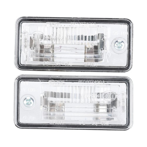 Pair of License Plate Light 8E0807430A 8E0807430B for A3 A4 A5 A6 C6 A8 ...