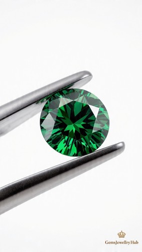 💎5 Ct Natural Certified Round Cut Diamond Green Color D Grade VVS1 ...