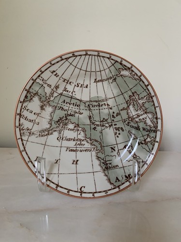 Lauren Ralph Lauren Haswell Map IV 9” Plate | eBay